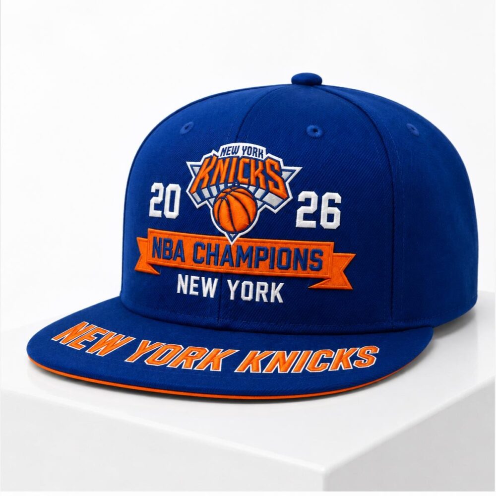 2026 NY Knicks NBA Finals Champions Snapback Hat - Bigfirefashion