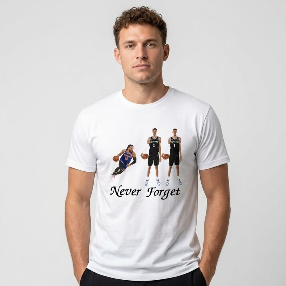 Jalen Brunson Knicks Victor Wembanyama Never Forget Shirt - Bigfirefashion